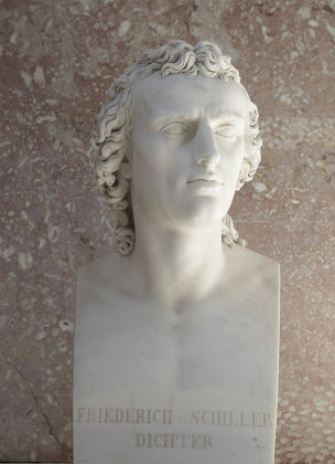 Bust Friedrich Von Schiller German Poet Editorial Stock Photo - Stock ...