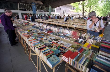 Open Air Book Fair South Bank Editorial Stock Photo - Stock Image ...