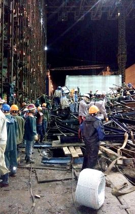 Rescuers Work Accident Site Editorial Stock Photo - Stock Image ...