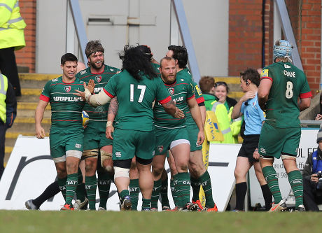 Aviva Premiership Rugby 2014/15 Leicester Tigers v Exeter Chiefs ...