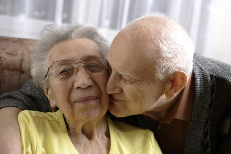 Model Released Senior Citizens Couple Elderly Editorial Stock Photo ...