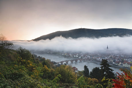 Panoramic Views Philosophenweg Philosophers Way Across Editorial Stock ...