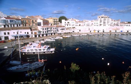 Es Castell Harbour Menorca Spain Editorial Stock Photo - Stock Image ...