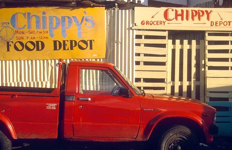 Red Van Outside Chippy Food Depot Editorial Stock Photo - Stock Image ...
