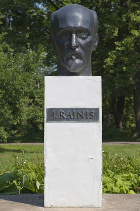 Janis Rainis Monument Raina Parks Rainis Editorial Stock Photo - Stock ...