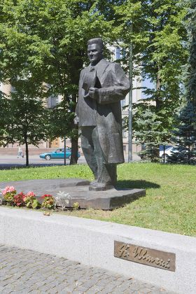 Monument President Dr Karlis Ulmanis On Editorial Stock Photo - Stock ...