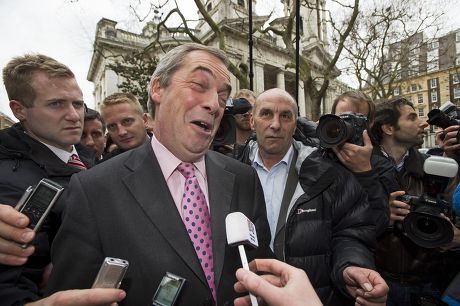 Nigel Farage Blowing His Nose Editorial Stock Photo - Stock Image ...