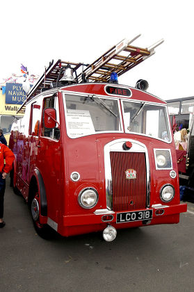 Veteran Plymouth City Dennis Fire Engine Editorial Stock Photo - Stock ...