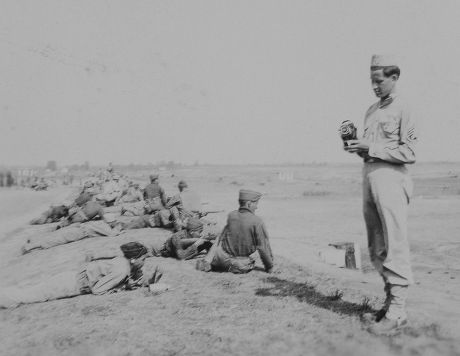 Soldiers During Target Practice Wwii Hq Editorial Stock Photo - Stock ...