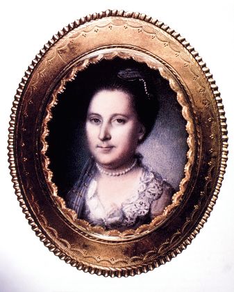 Martha Washington 17311802 Wife George Washington Editorial Stock Photo ...