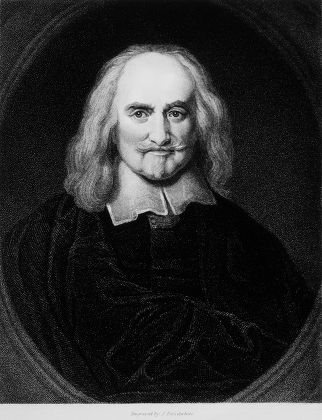 Thomas Hobbes 15881679 English Philosopher Portrait Editorial Stock ...