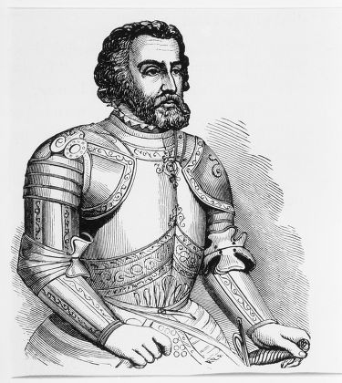 Hernando Cortez 14851547 Spanish Conquistador Explorer Editorial Stock ...