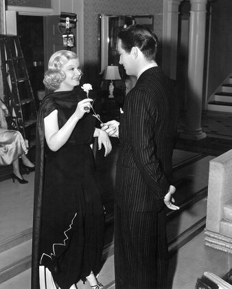 Jean Harlow Robert Taylor Onset Film Editorial Stock Photo - Stock ...