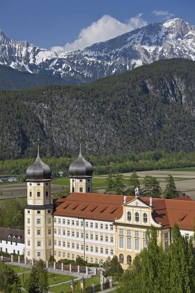 Stift Stams Monastery Cistercian Abbey Mieminger Editorial Stock Photo ...