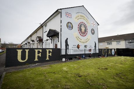 Political Graffiti Mural Ulster Freedom Fighters Editorial Stock Photo ...