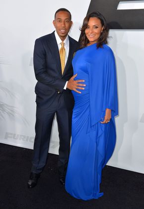 Chris Ludacris Bridges Wife Eudoxie Mbouguiengue Editorial Stock Photo ...
