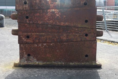 Keel Blocks Thompson Graving Dock the Editorial Stock Photo - Stock ...
