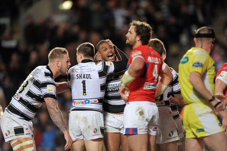 Leon Pryce Hull Fc Celebrates His Editorial Stock Photo - Stock Image ...