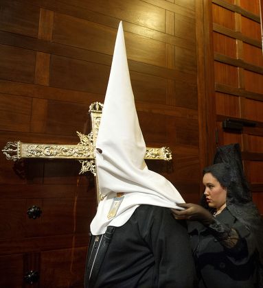 Penitent Brotherhoods Inside Santa Maria Church Editorial Stock Photo ...