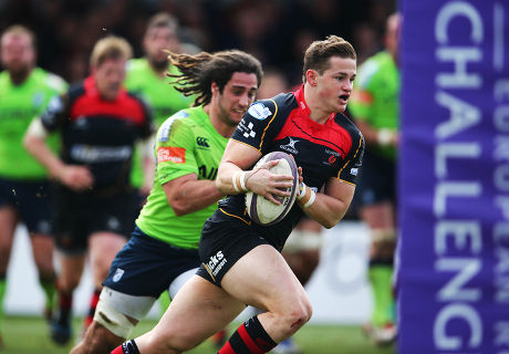 Newport Gwent Dragons Andrew Coombs Tackled Editorial Stock Photo ...