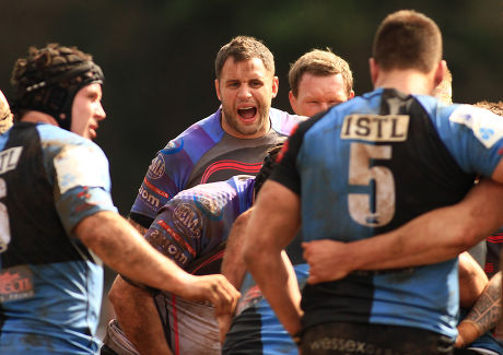 Joel Raikes Pontypridd Scores Try Editorial Stock Photo - Stock Image ...