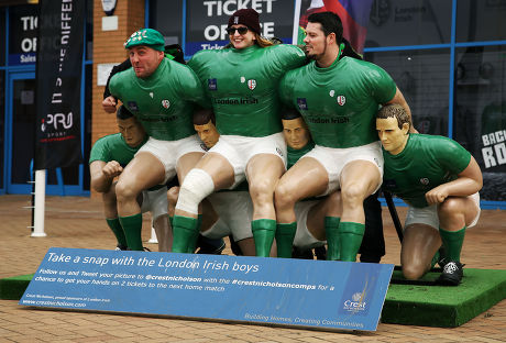 London Irish Fans Pose Scrum Outside Editorial Stock Photo - Stock ...