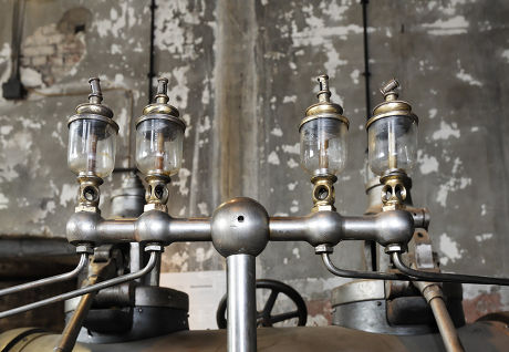 Glass Cylinders On Historic Steam Engine Editorial Stock Photo - Stock ...