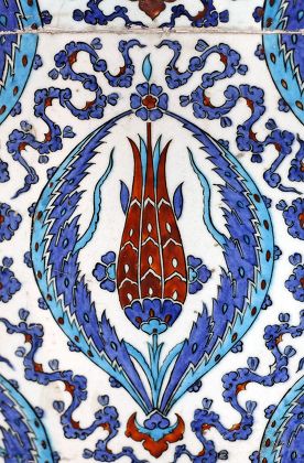 Decorative Tiles Iznik Faiences Tulip Motif Editorial Stock Photo ...