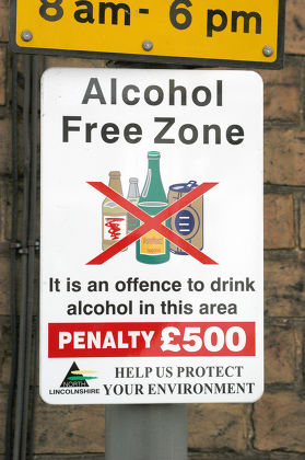 Alcohol Free Zone Sign Editorial Stock Photo - Stock Image | Shutterstock