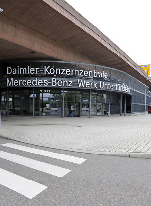 Main Entrance Daimler Group Headquarters Mercedesbenz Editorial Stock ...