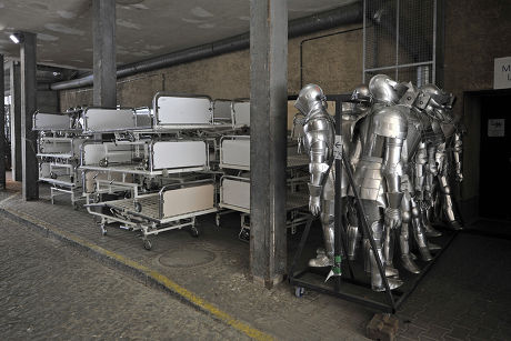Hospital Beds Knights Armour Props Deutsche Editorial Stock Photo ...