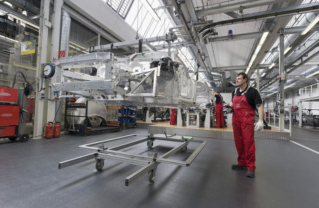 Audi Employees Assembling Frame Audi R8 Editorial Stock Photo - Stock ...