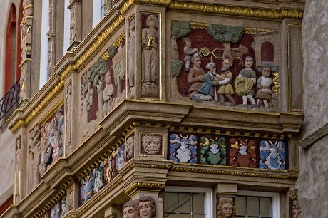 Detail Front Tempelhaus Mansion Market Square Editorial Stock Photo ...