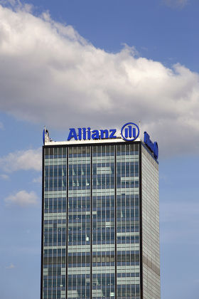 Treptowers Highrise Building Insurance Giant Allianz Editorial Stock ...