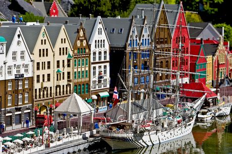 Harbourside Bergen Norway Made Lego Bricks Editorial Stock Photo ...