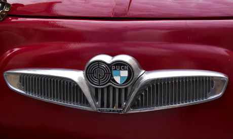 Steyr Puch Logo On Classic Car Editorial Stock Photo - Stock Image ...