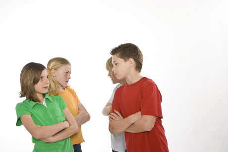 Model Released Group Children Arguing Editorial Stock Photo - Stock ...
