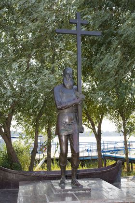 Sculpture Jetty Commemorates Founding Town Orthodox Editorial Stock ...