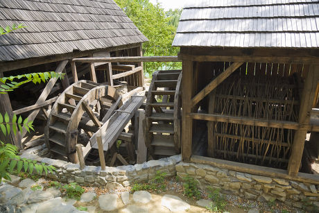 Water Mill 19th Century Bucharest Village Editorial Stock Photo - Stock ...