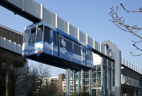 Hbahn Hanging Railway On Campus Technische Editorial Stock Photo ...