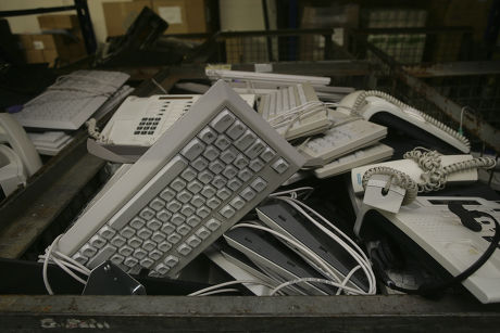 Electronic Scrap Computers Editorial Stock Photo - Stock Image ...