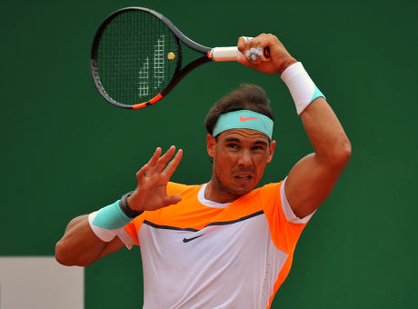 Rafael Nadal Spain Hits Winning Forehand Editorial Stock Photo - Stock ...