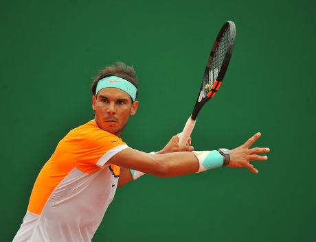 Rafael Nadal Spain Plays Forehand Editorial Stock Photo - Stock Image ...