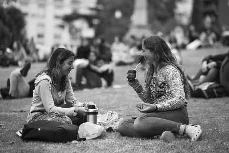 Women Drinking Mate Park Buenos Aires Editorial Stock Photo - Stock ...
