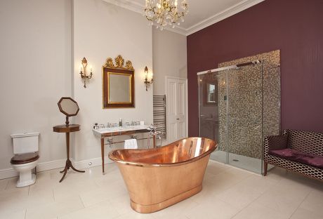 Bathroom Main House Chyknell Estate Editorial Stock Photo - Stock Image ...