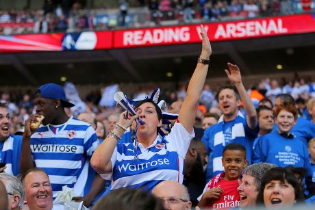 Reading Fans During Match Editorial Stock Photo - Stock Image ...