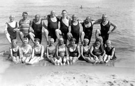Group Swimmers Historical Image Ca 1928 Editorial Stock Photo - Stock ...