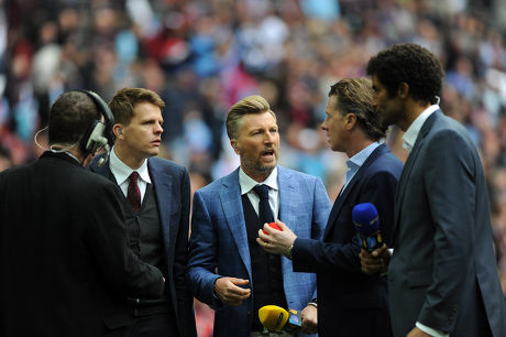 Wembley Stadium Jake Humprey Robbie Savage Editorial Stock Photo ...
