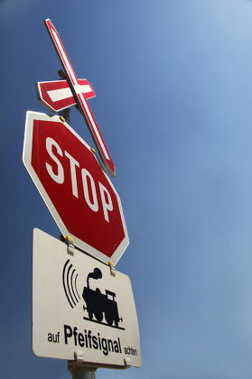 Stop Sign Listen Whistelingsign Austria Editorial Stock Photo - Stock ...