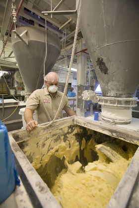 Worker Chelsea Milling Company Monitoring Mixing Editorial Stock Photo ...